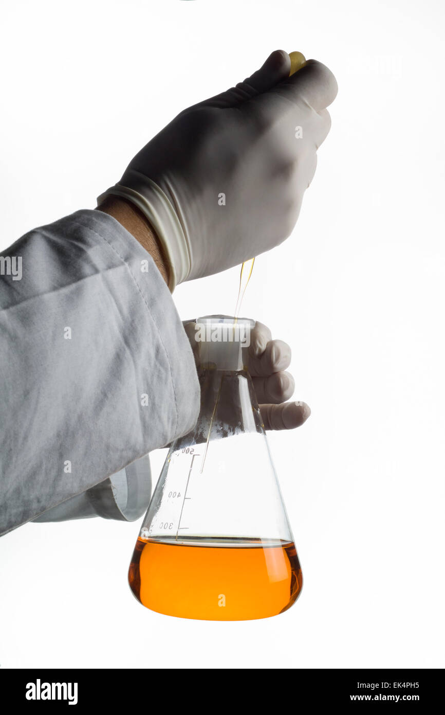 Italy, Naples, test tube in a pharmaceutical laboratory Stock Photo - Alamy