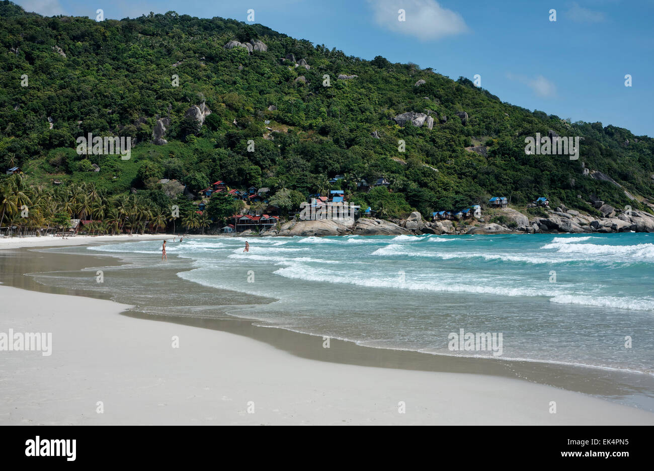 Thailand, Koh Phangan (Phangan Island), view of a beach Stock Photo - Alamy
