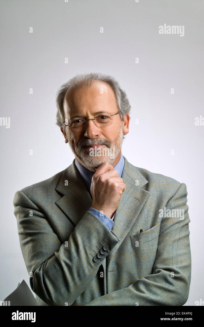Italy, middle aged business man portrait Stock Photo - Alamy