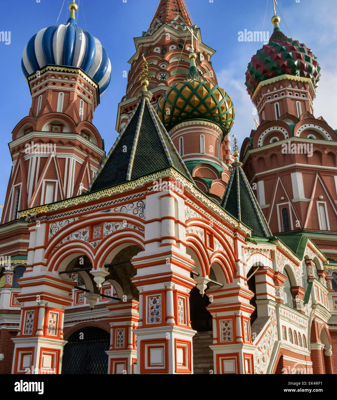 Russia, Moscow, St. Basil Cathedral domes Stock Photo - Alamy