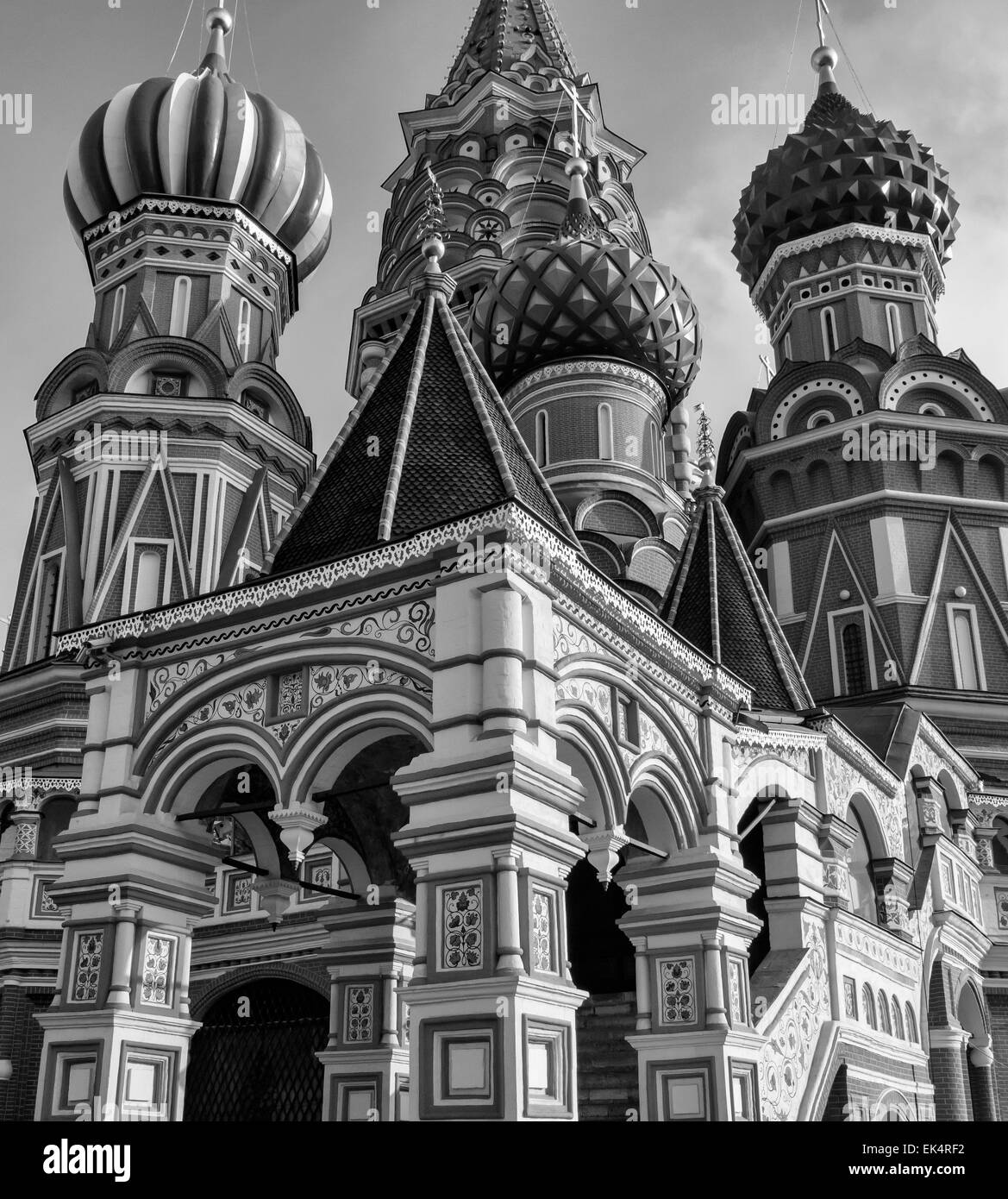 Russia, Moscow, St. Basil Cathedral domes Stock Photo - Alamy