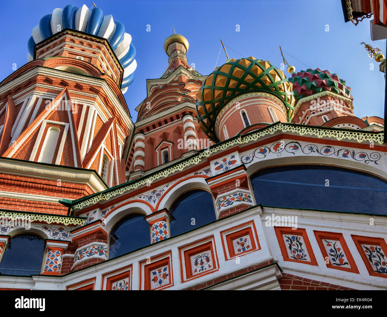 Russia, Moscow, St. Basil Cathedral domes Stock Photo - Alamy