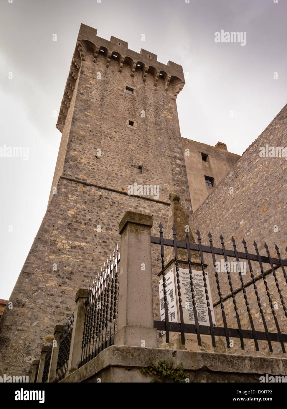 italy, tuscany, Capalbio (Grosseto Province), medieval tower Stock ...