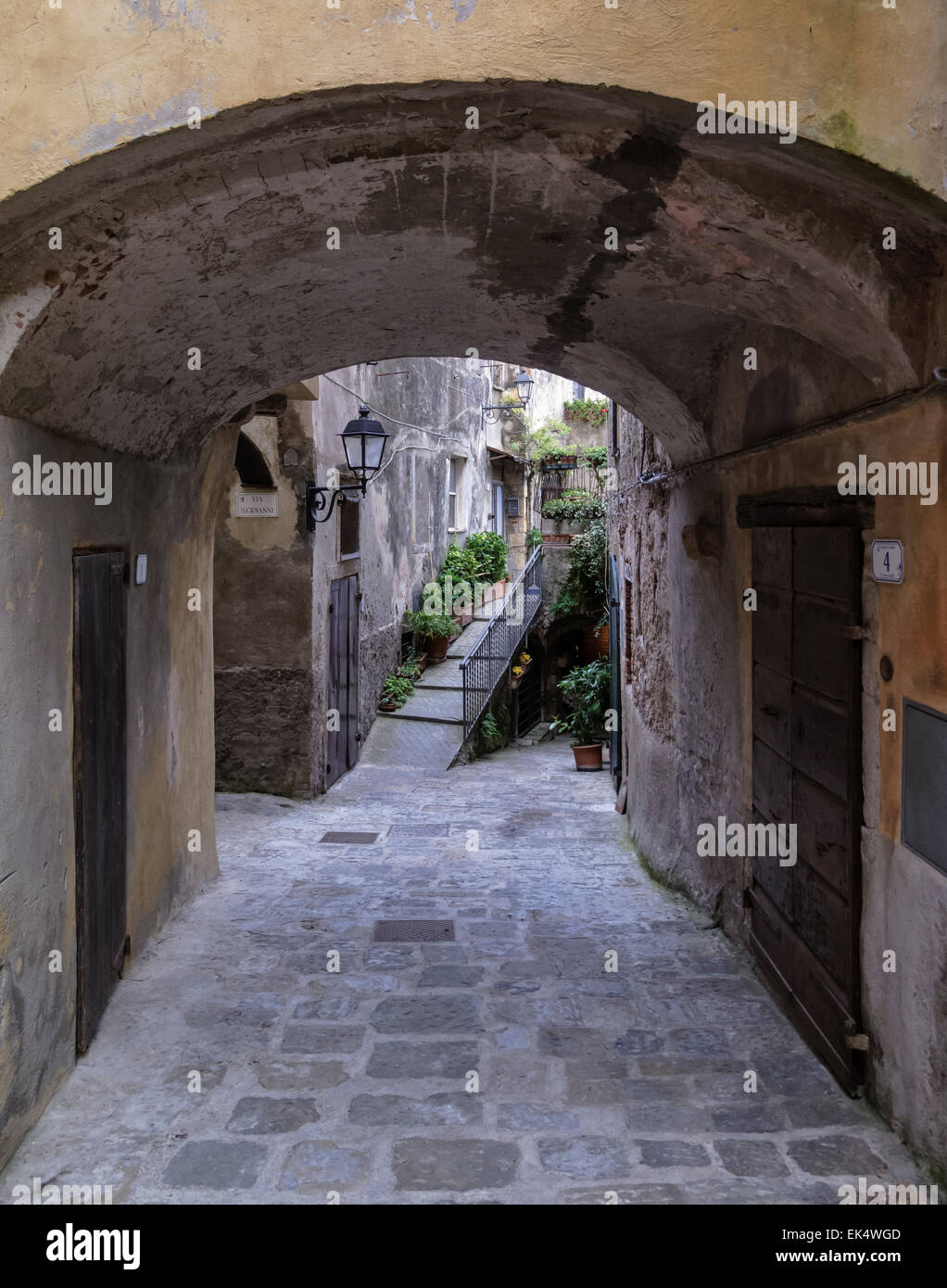 italy, tuscany, Capalbio (Grosseto Province), view of the old part of ...