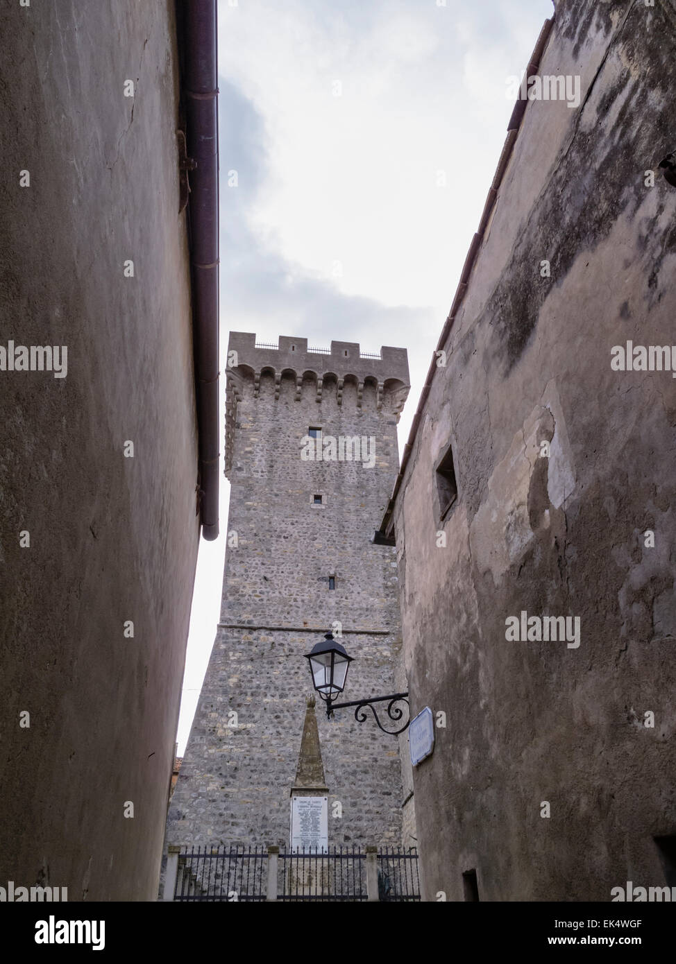 italy, tuscany, Capalbio (Grosseto Province), medieval tower Stock ...