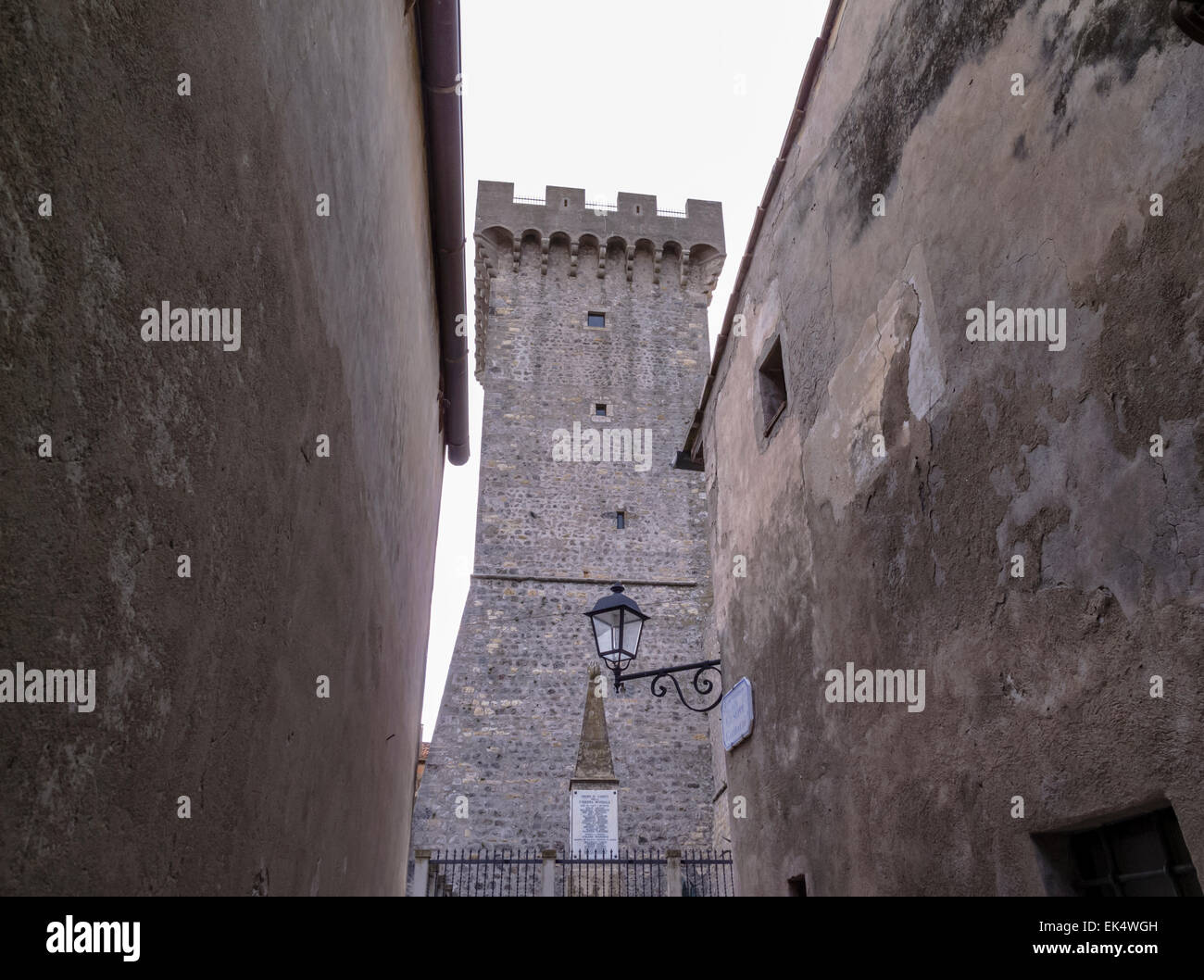 italy, tuscany, Capalbio (Grosseto Province), medieval tower Stock ...