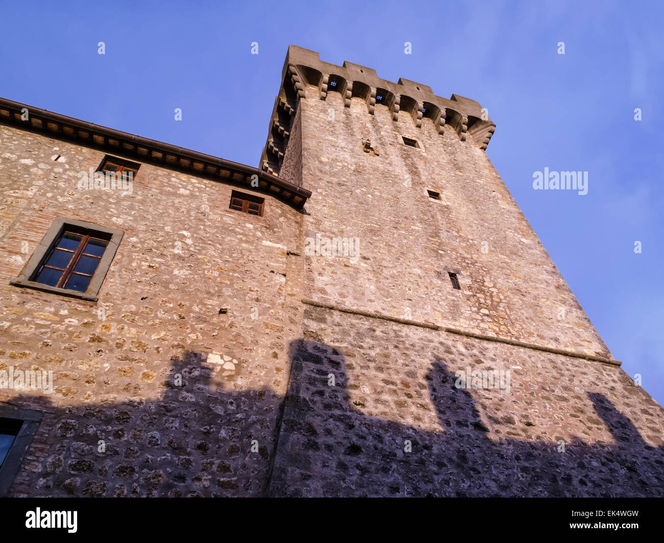 italy, tuscany, Capalbio (Grosseto Province), medieval tower Stock ...