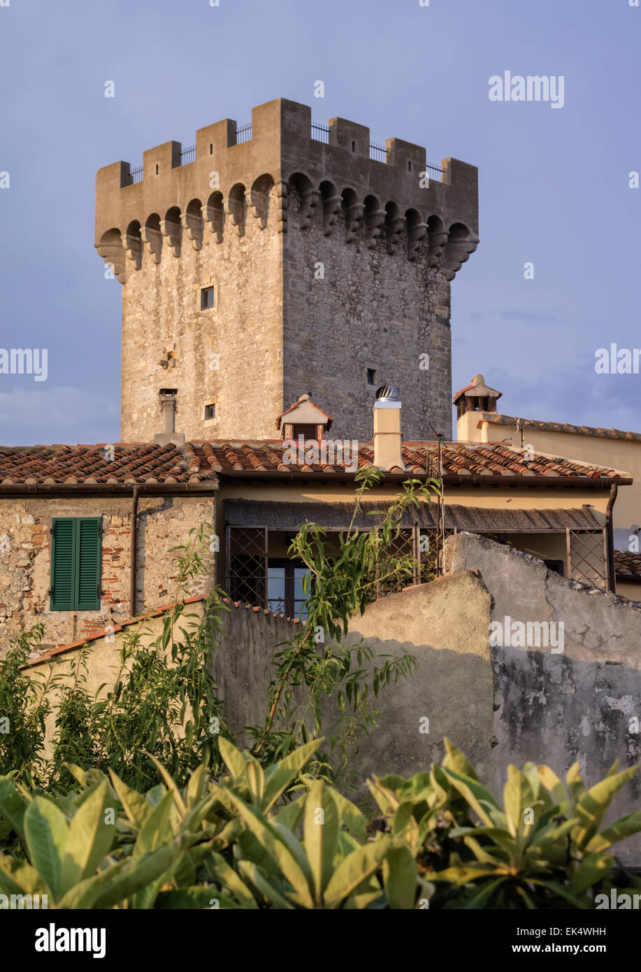 italy, tuscany, Capalbio (Grosseto Province), medieval tower Stock ...