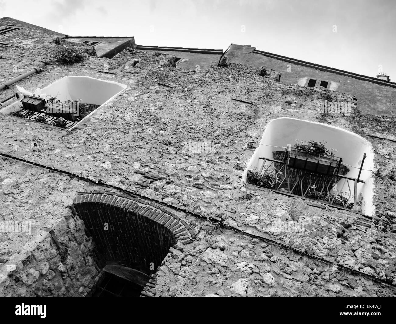 Very small windows Black and White Stock Photos & Images - Alamy