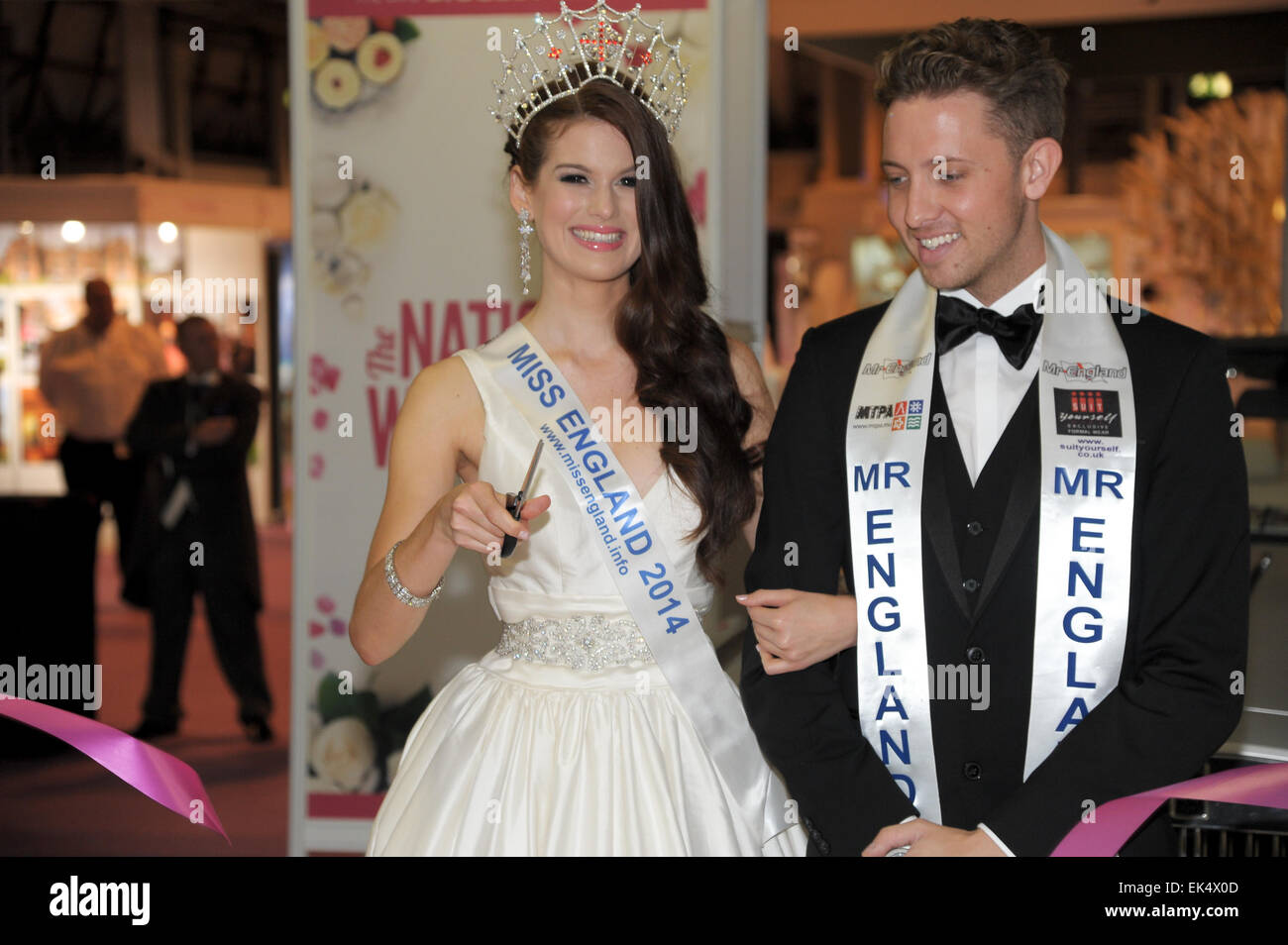Carina Tyrrell, Miss England and Jordan Williams, Mr England open the ...