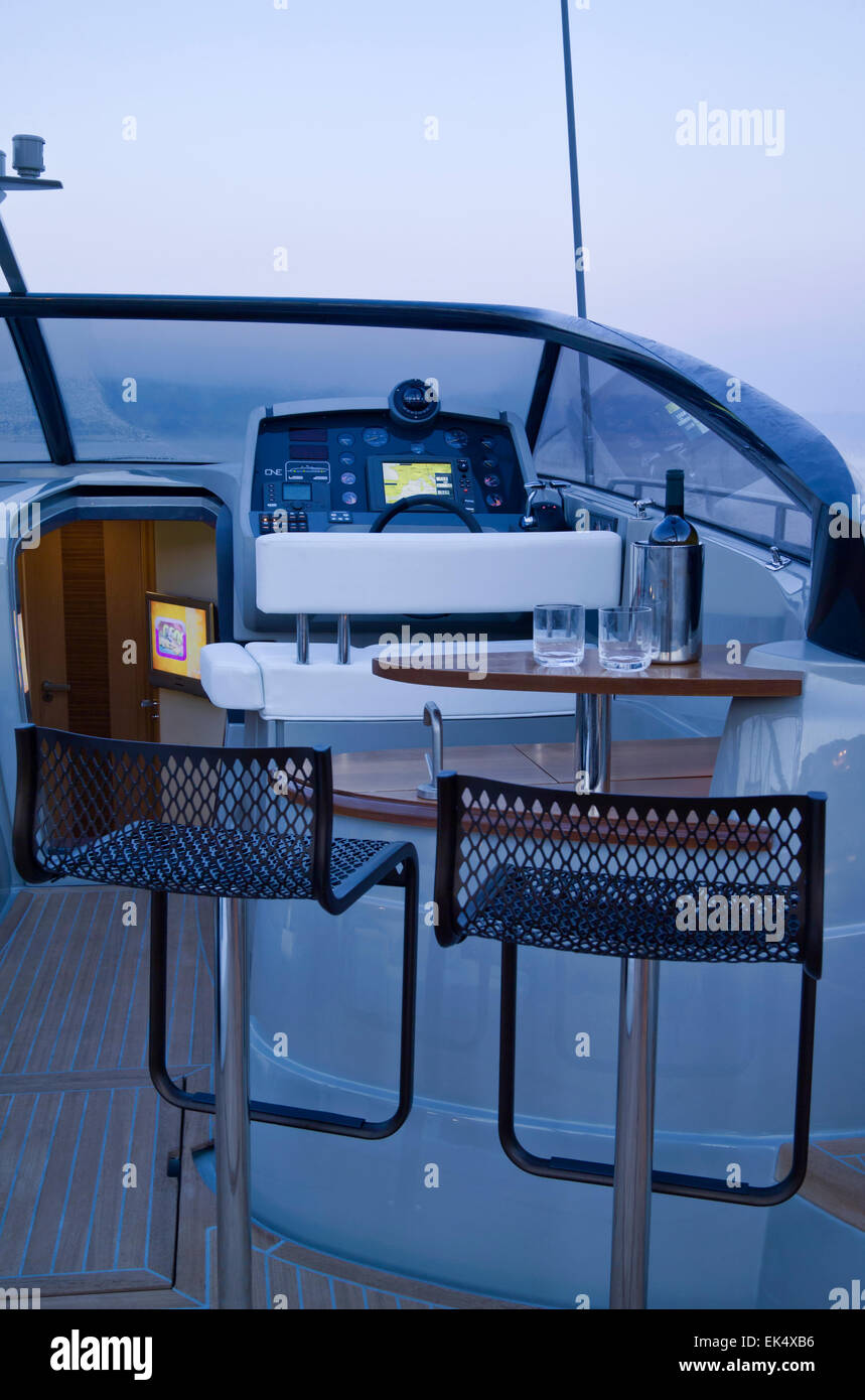 Italy, Baia (Naples), One luxury yacht (boatyard: Cantieri di Baia ...