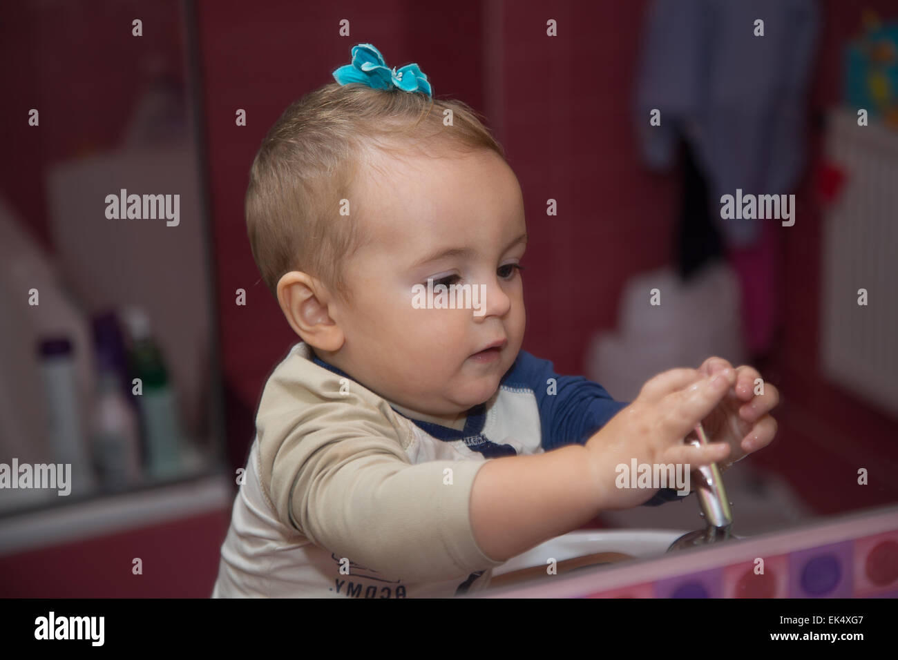 pretty little baby boy Stock Photo - Alamy