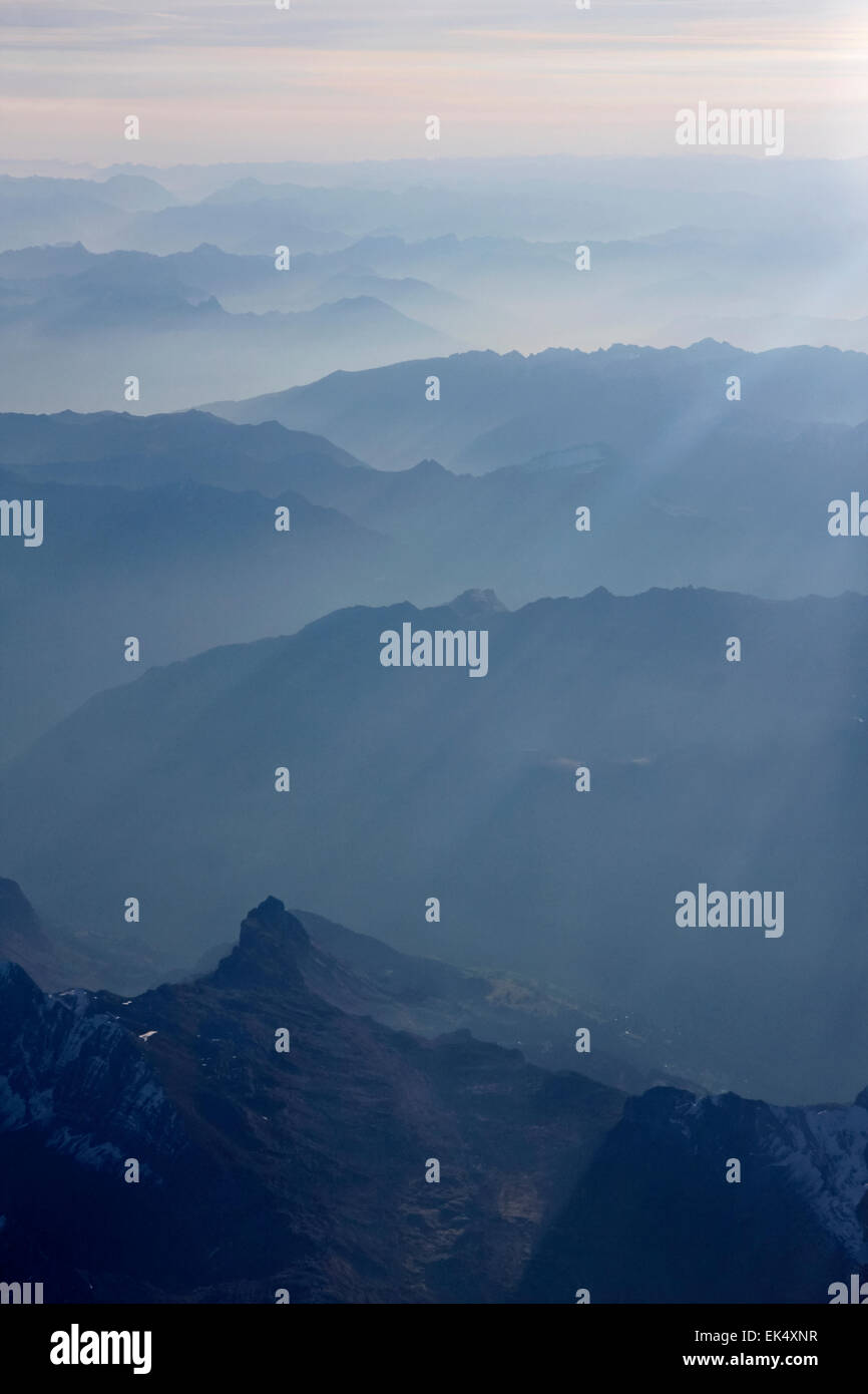 Europe, Italy, italian alps, aerial view Stock Photo - Alamy