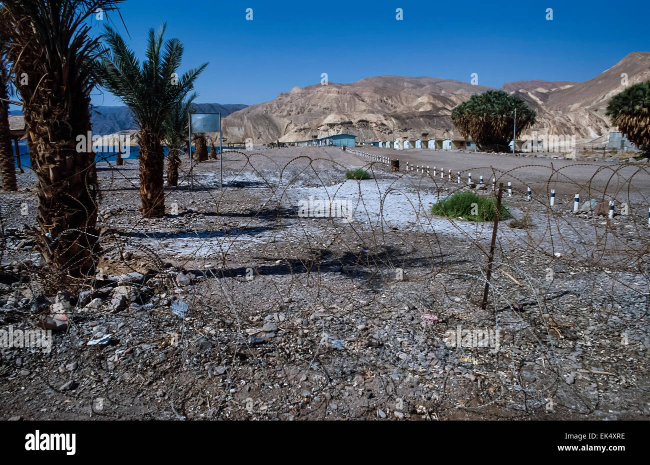 Egypt, Red Sea, Sinai, border between Egypt and Israel (FILM SCAN Stock ...