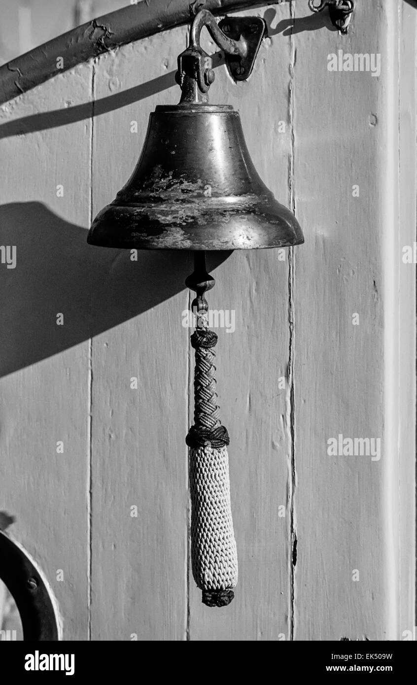 Italy, Mediterranean Sea, Sardinia, Emerald Coast, original brass bell ...