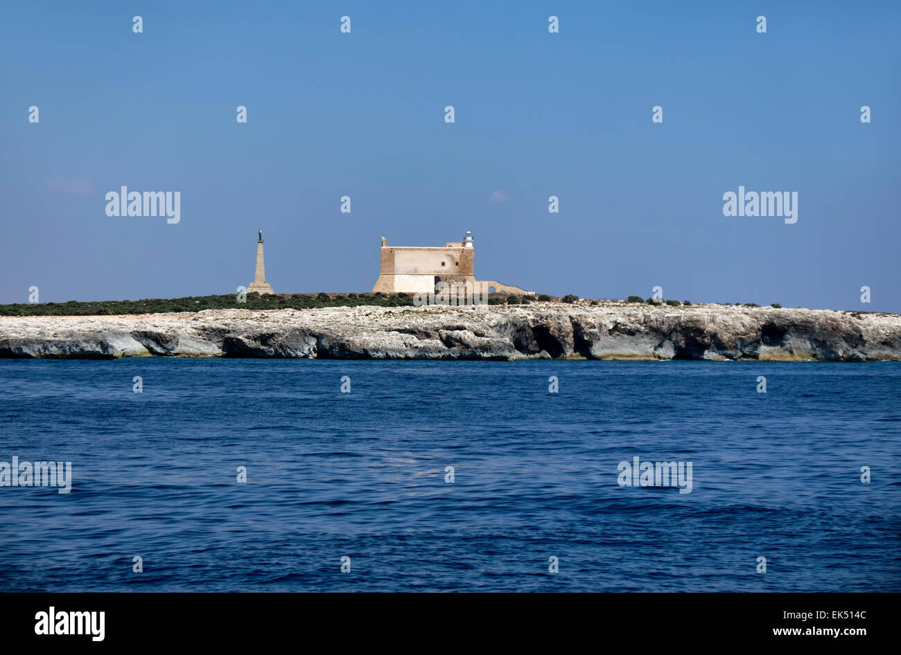 Italy, Sicily, Portopalo di Capo Passero (Siracusa Province), view of ...