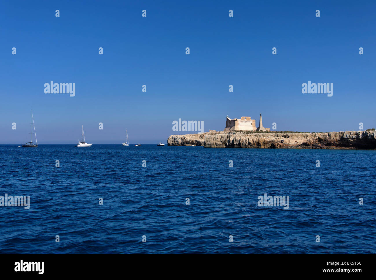 Italy, Sicily, Portopalo di Capo Passero (Siracusa Province), view of ...
