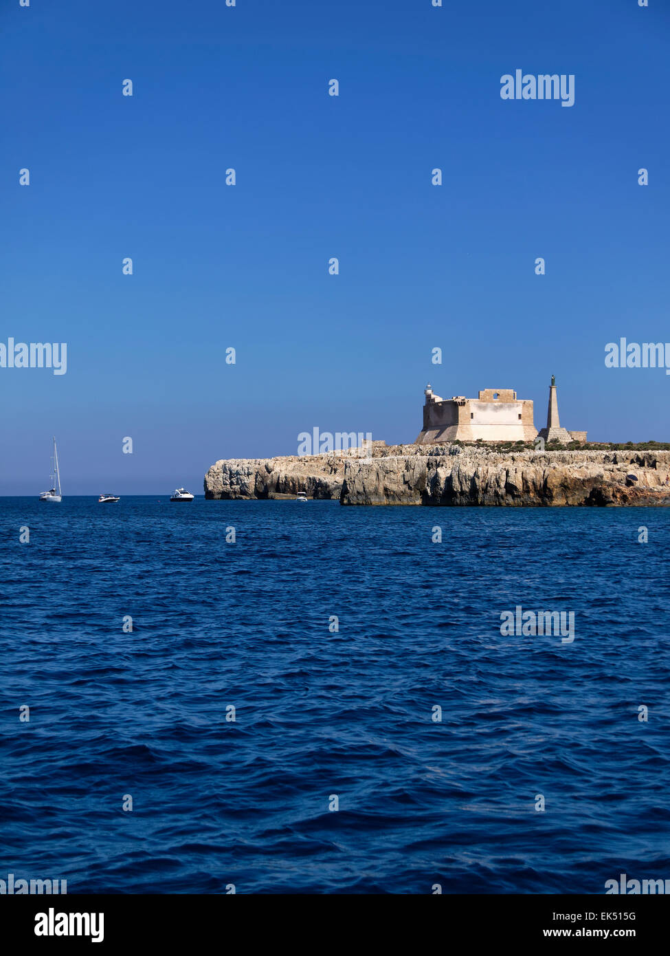 Italy, Sicily, Portopalo di Capo Passero (Siracusa Province), view of ...