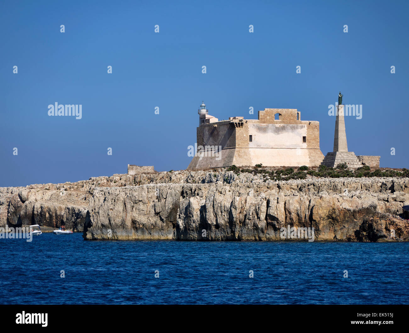 Italy, Sicily, Portopalo di Capo Passero (Siracusa Province), view of ...