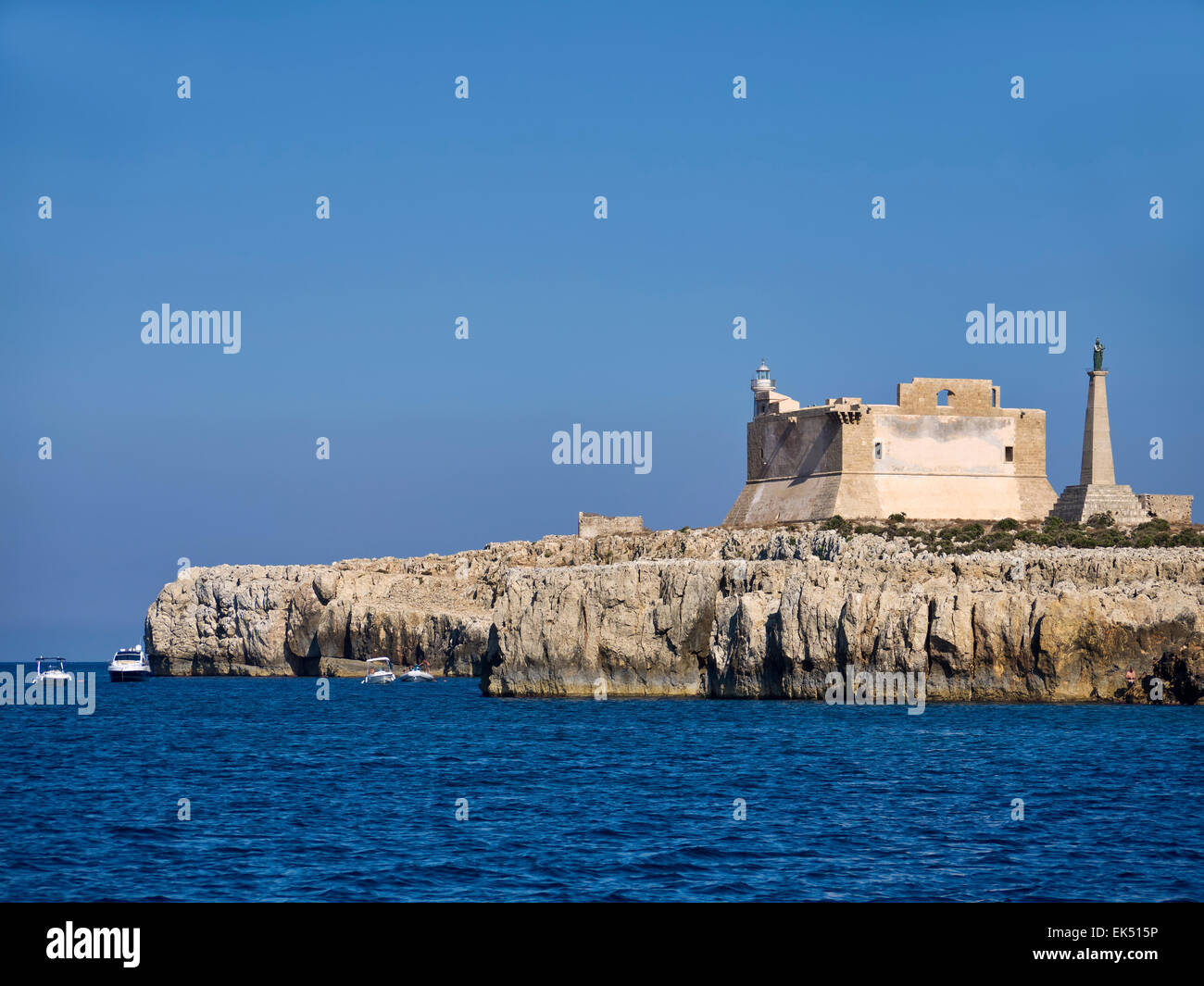 Italy, Sicily, Portopalo di Capo Passero (Siracusa Province), view of ...