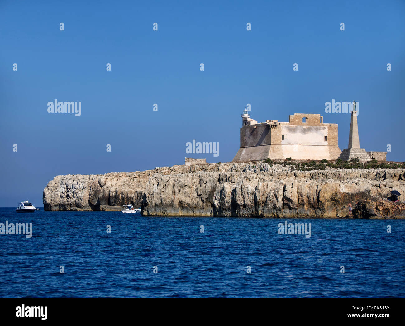 Italy, Sicily, Portopalo di Capo Passero (Siracusa Province), view of ...