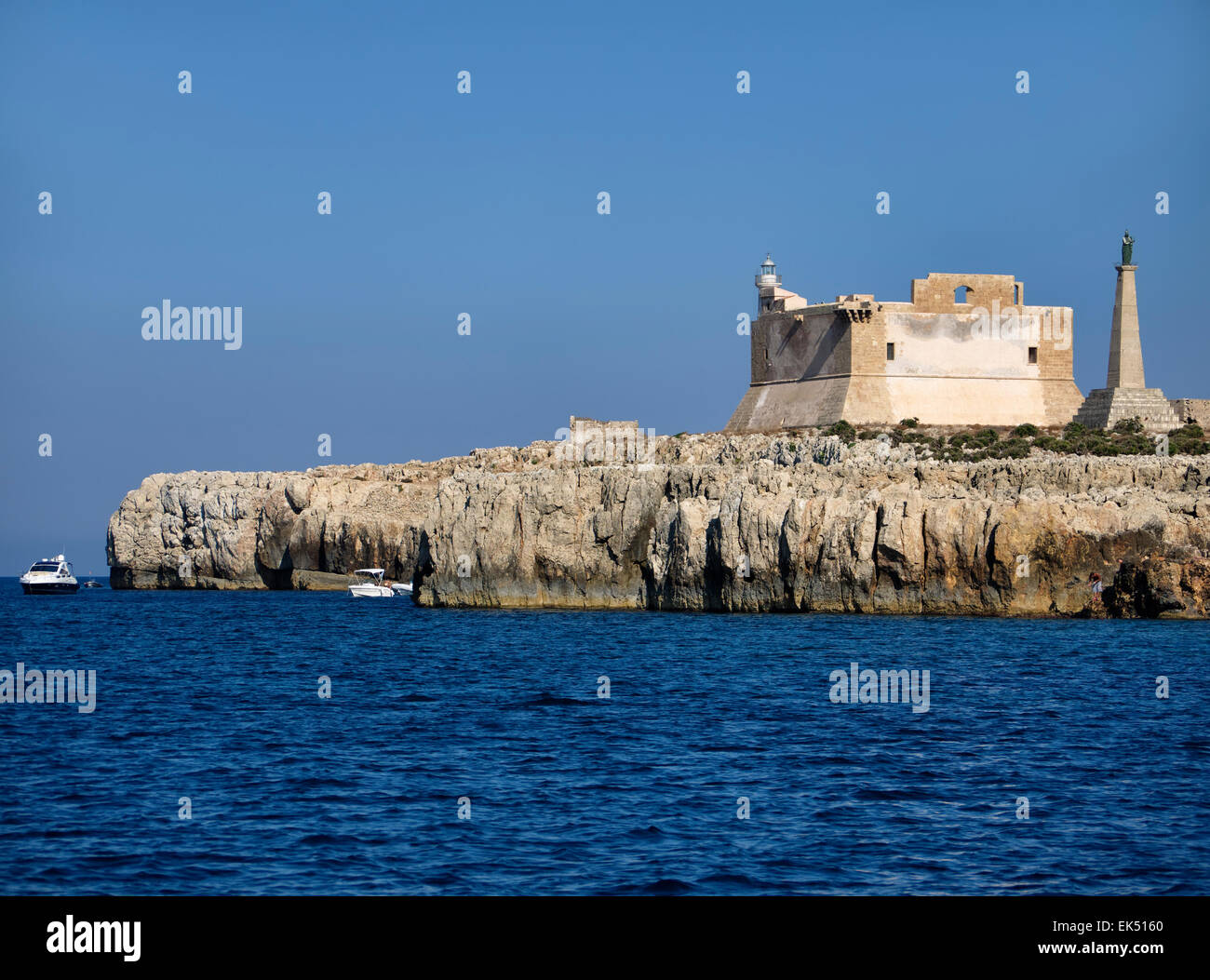 Italy, Sicily, Portopalo di Capo Passero (Siracusa Province), view of ...