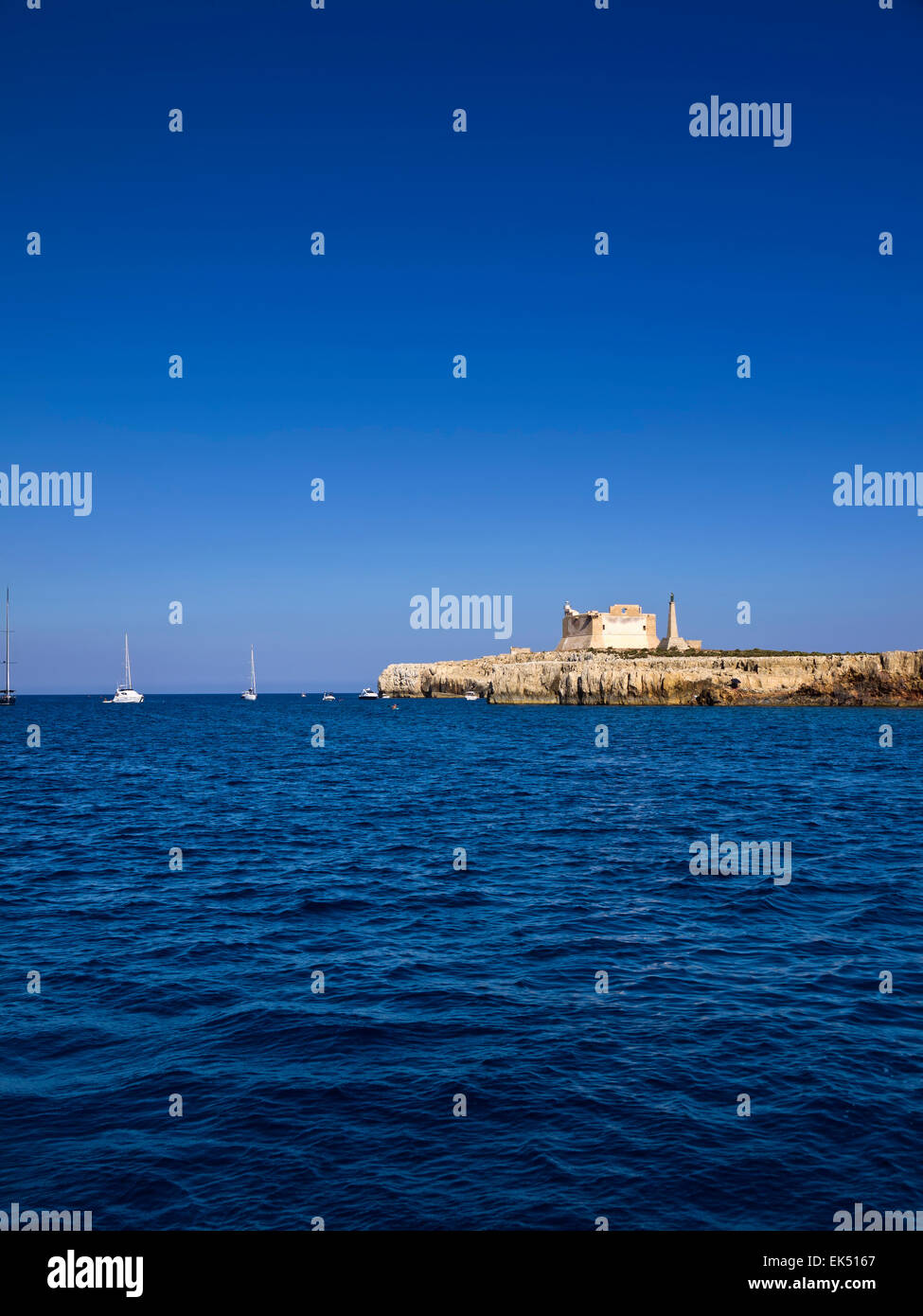 Italy, Sicily, Portopalo di Capo Passero (Siracusa Province), view of ...
