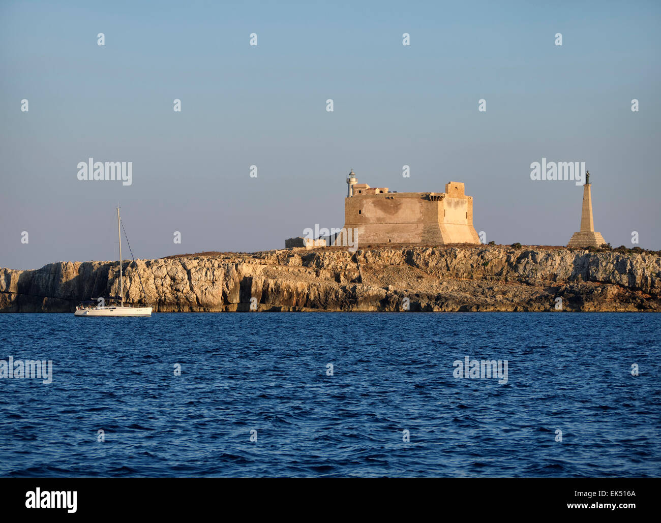 Italy, Sicily, Portopalo di Capo Passero (Siracusa Province), view of ...