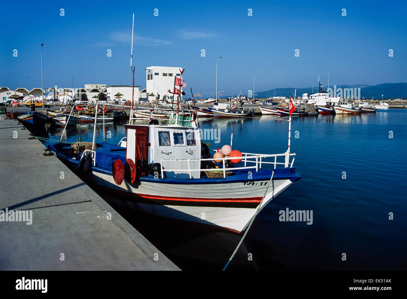 Africa tunisia tabarka fishing boats hi-res stock photography and ...