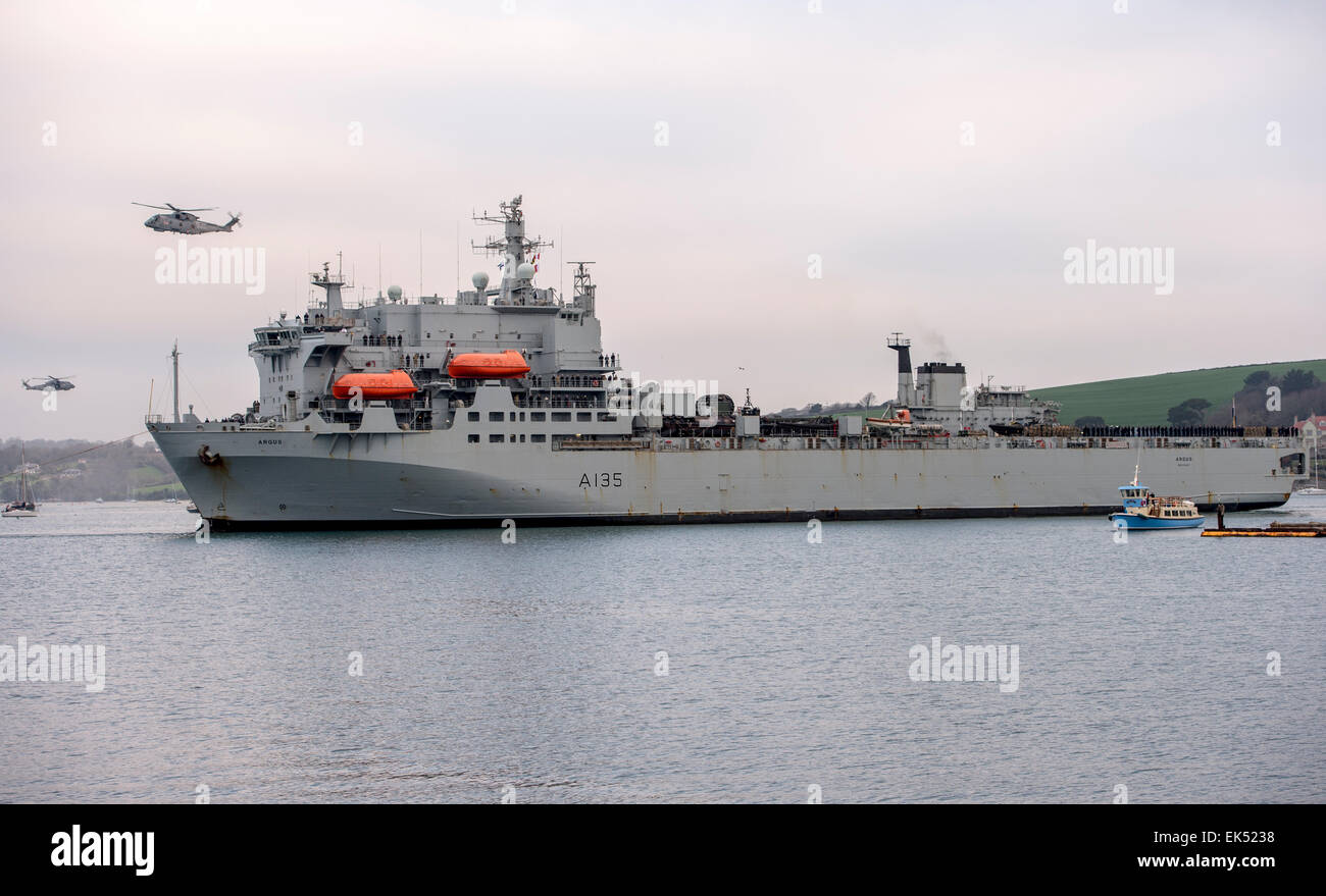RFA Argus Returns to Falmouth, post a deployment to Sierra Leone to ...