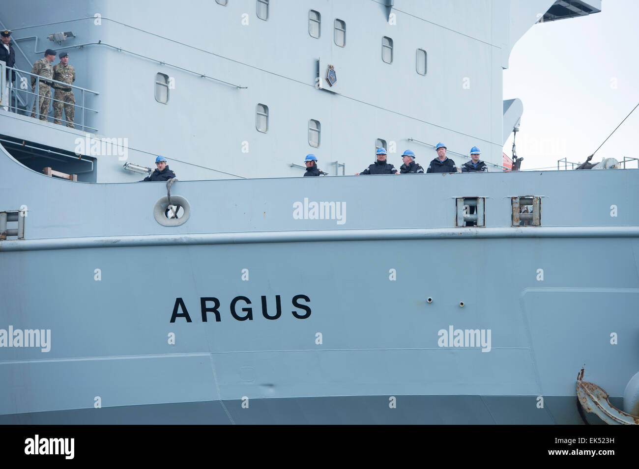 RFA Argus Returns to Falmouth, post a deployment to Sierra Leone to ...