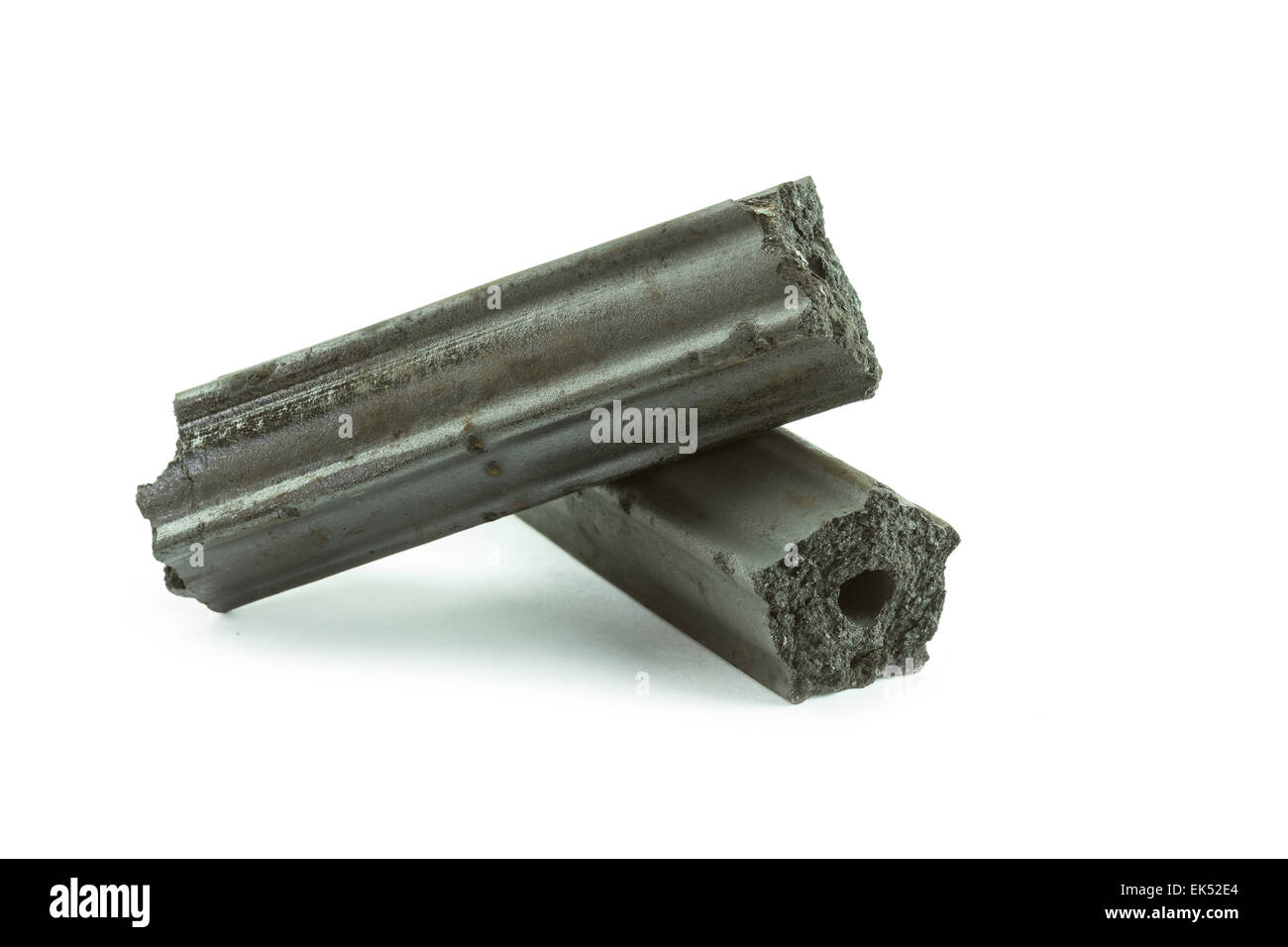 Close up Coal Isolated on White Background Stock Photo - Alamy
