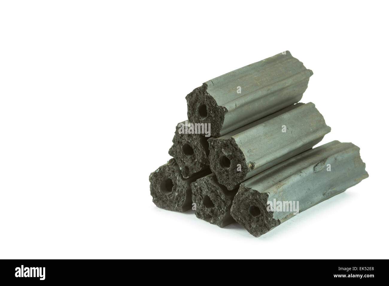 Close up Coal Isolated on White Background Stock Photo - Alamy