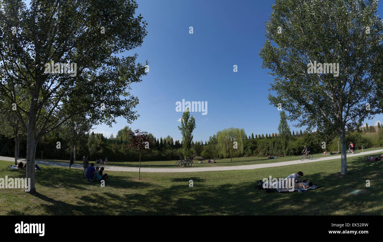 Relaxing day at the park Stock Photo - Alamy