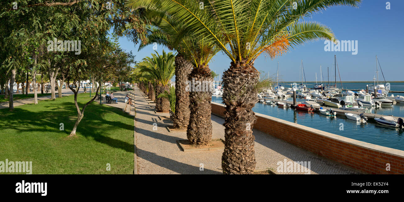 Algarve olhao promenade gardens lagoon hi-res stock photography and ...