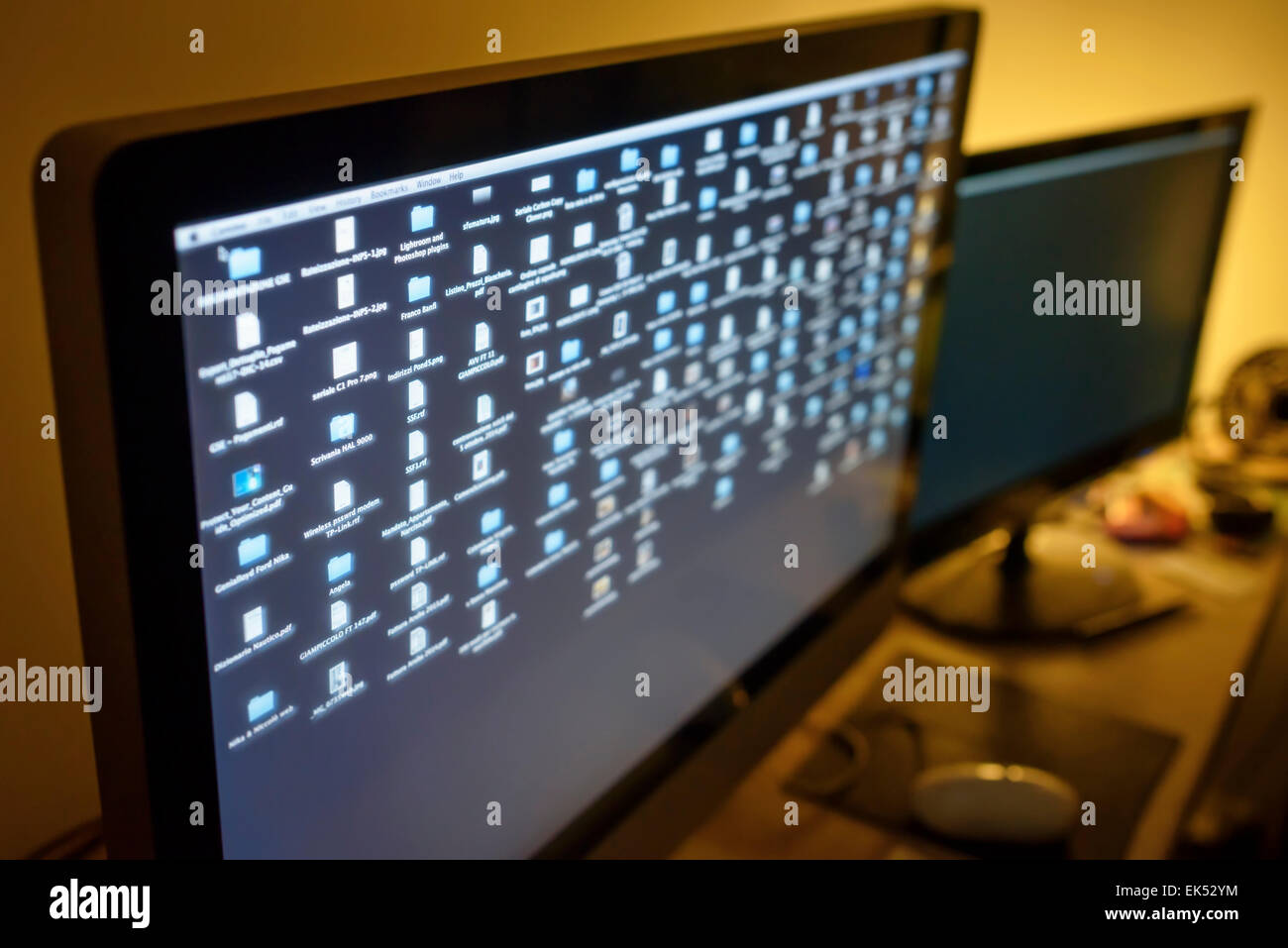 Italy, computer desktop Stock Photo - Alamy