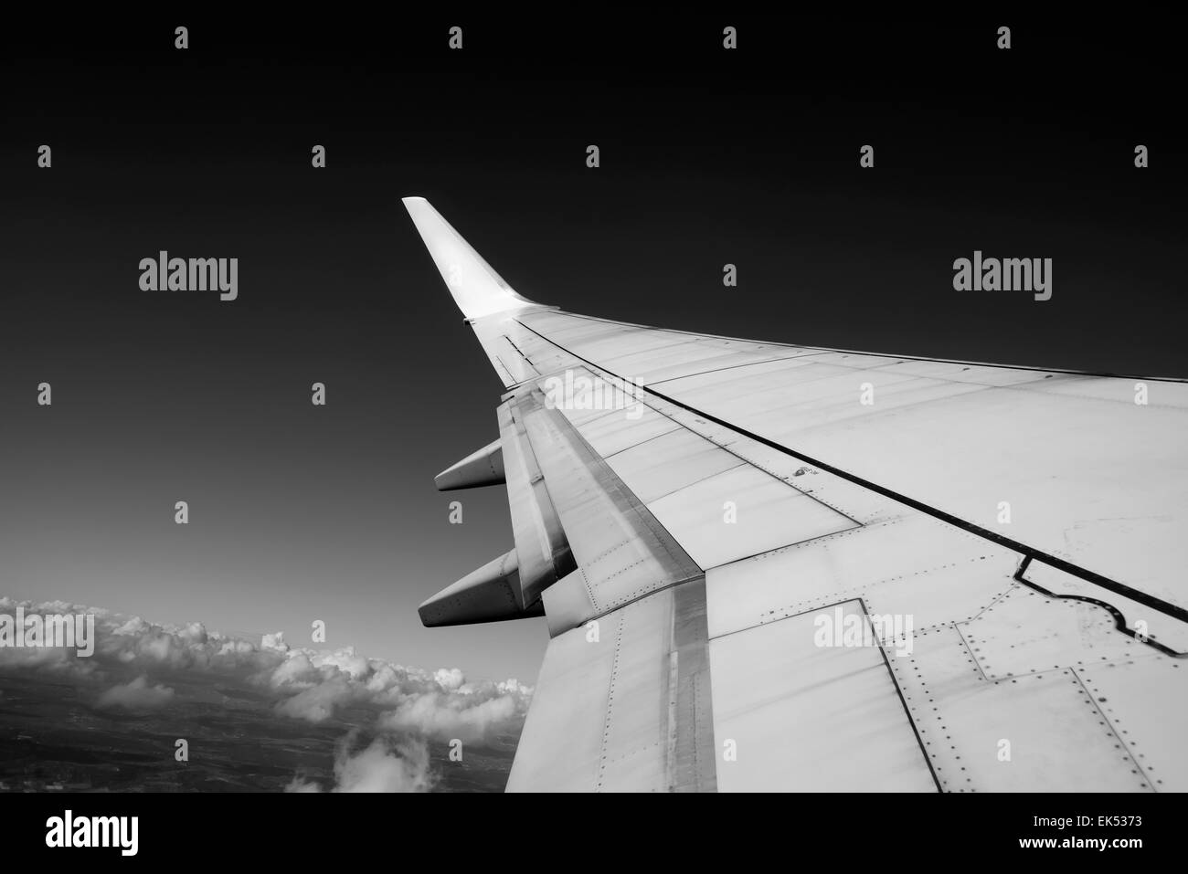 Landing fly flying wing wings Black and White Stock Photos & Images - Alamy