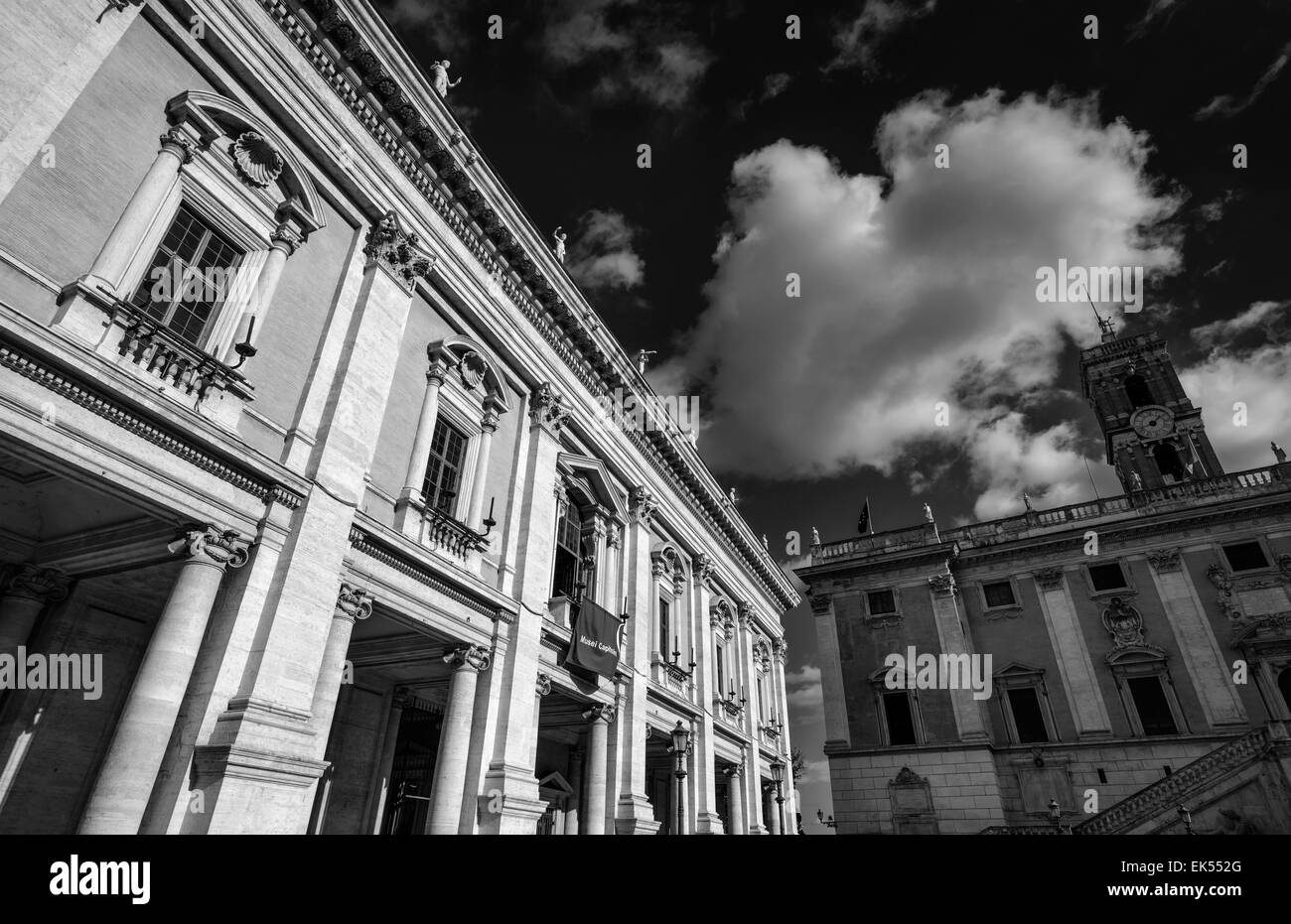 Italy, Rome, Campidoglio Square, Capitoline Museum building Stock Photo ...