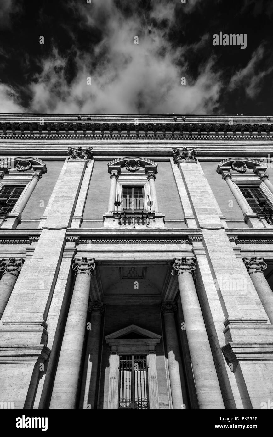 Italy, Rome, Campidoglio Square, Capitoline Museum building Stock Photo ...