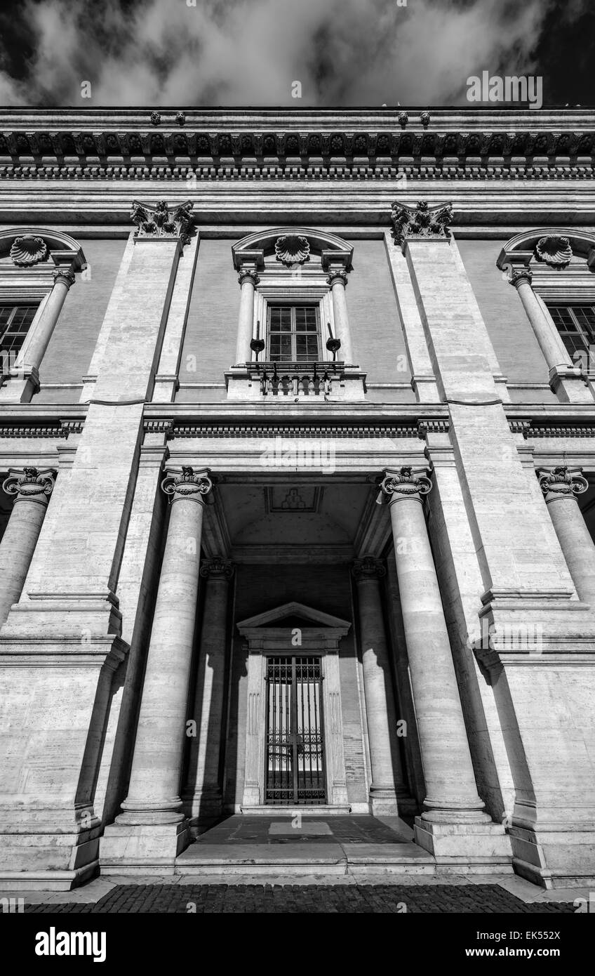 Italy, Rome, Campidoglio Square, Capitoline Museum building Stock Photo ...