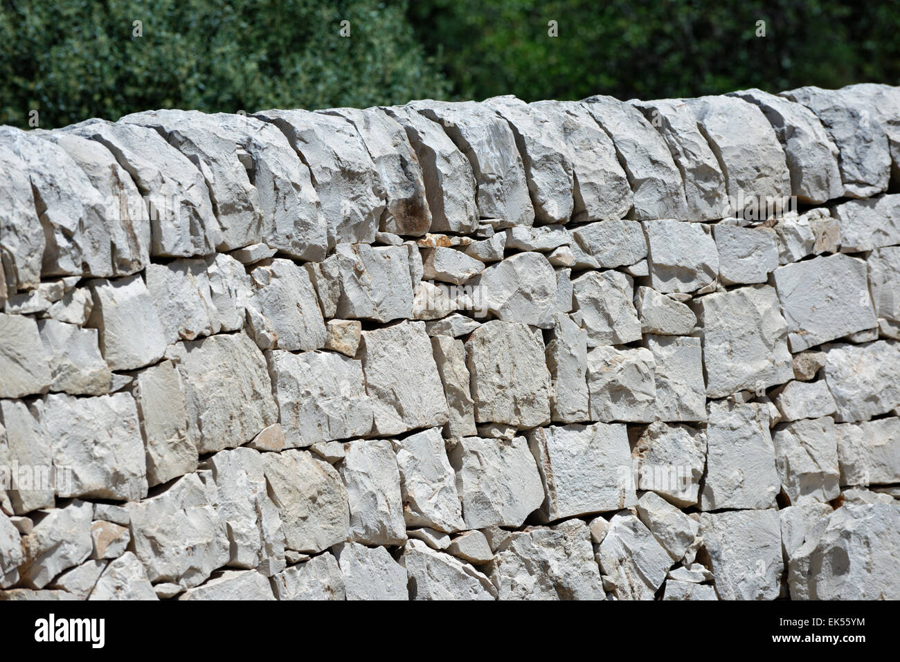 Italy, Sicily, countryside, typical hand made sicilian stone wall Stock ...