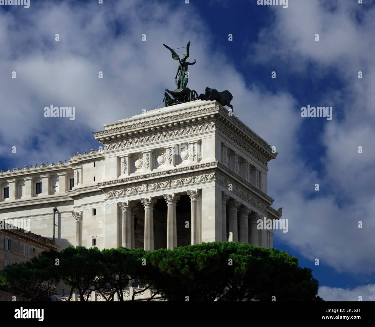 Italy, Rome, view of the Victorian Palace (Vittoriano Stock Photo - Alamy
