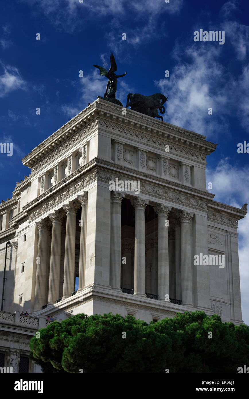 Italy, Rome, view of the Victorian Palace (Vittoriano Stock Photo - Alamy