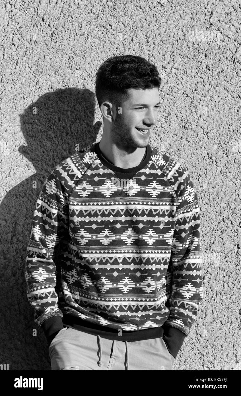 Italy, male teenager portrait Stock Photo - Alamy