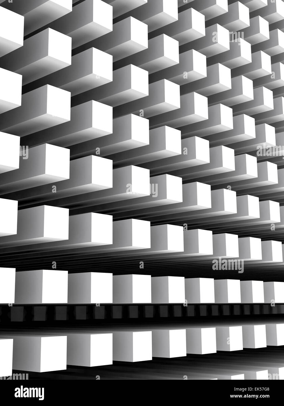 Abstract vertical digital background with white columns array pattern ...