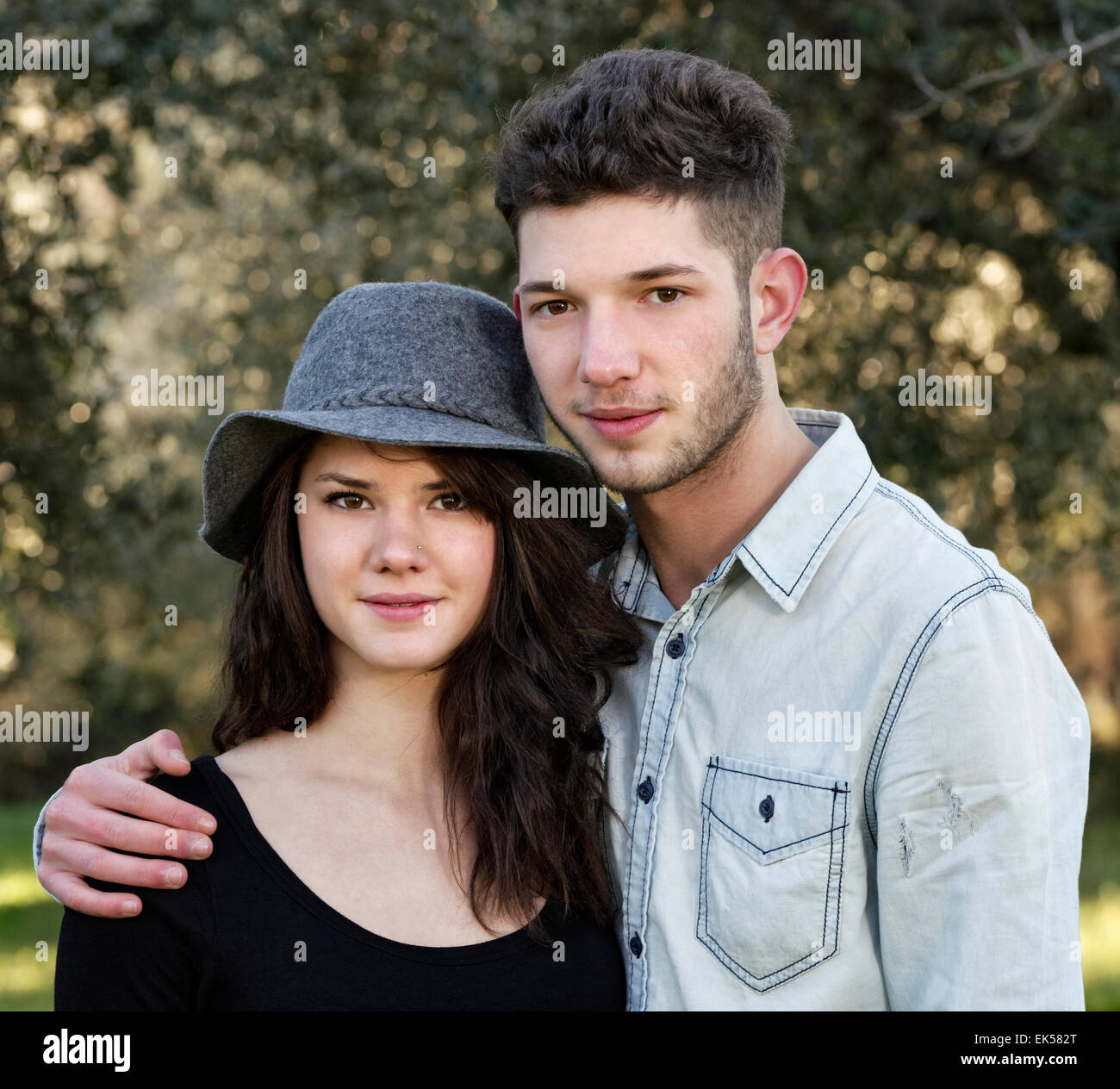 Italy, teenagers portrait Stock Photo - Alamy