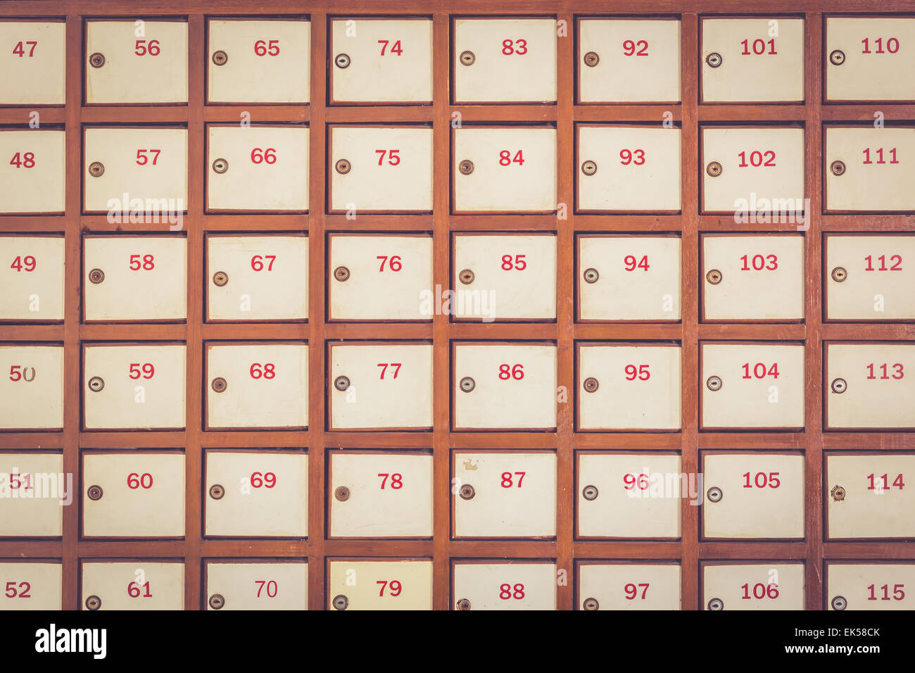 Retro number hi-res stock photography and images - Alamy