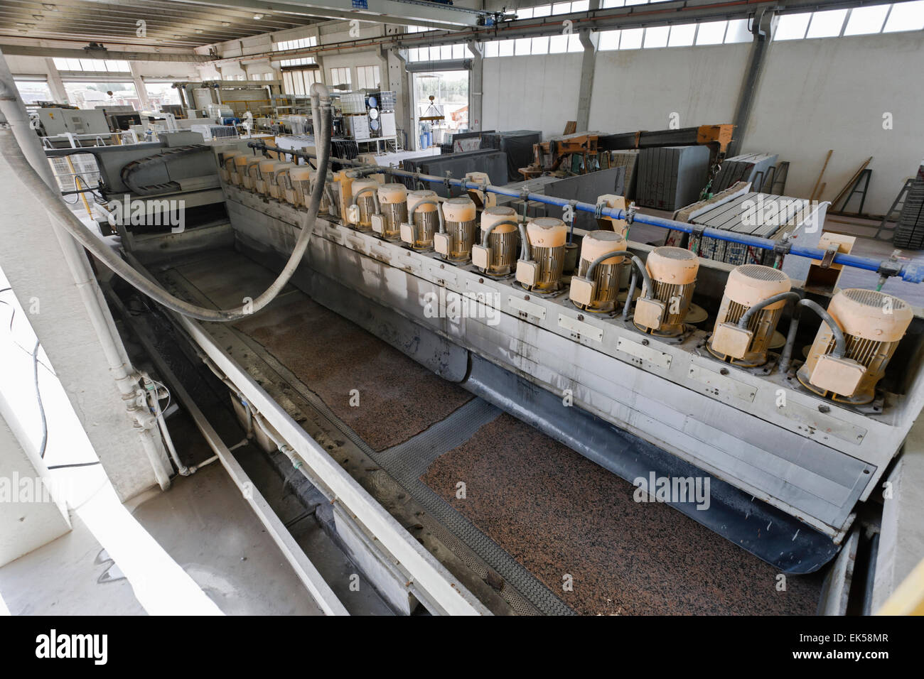 Italy, marble cutting factory - industrial Stock Photo - Alamy