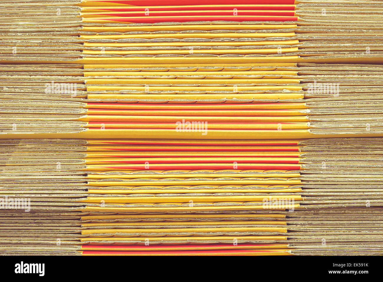 Close up Stack of Cardboard boxes Stock Photo - Alamy