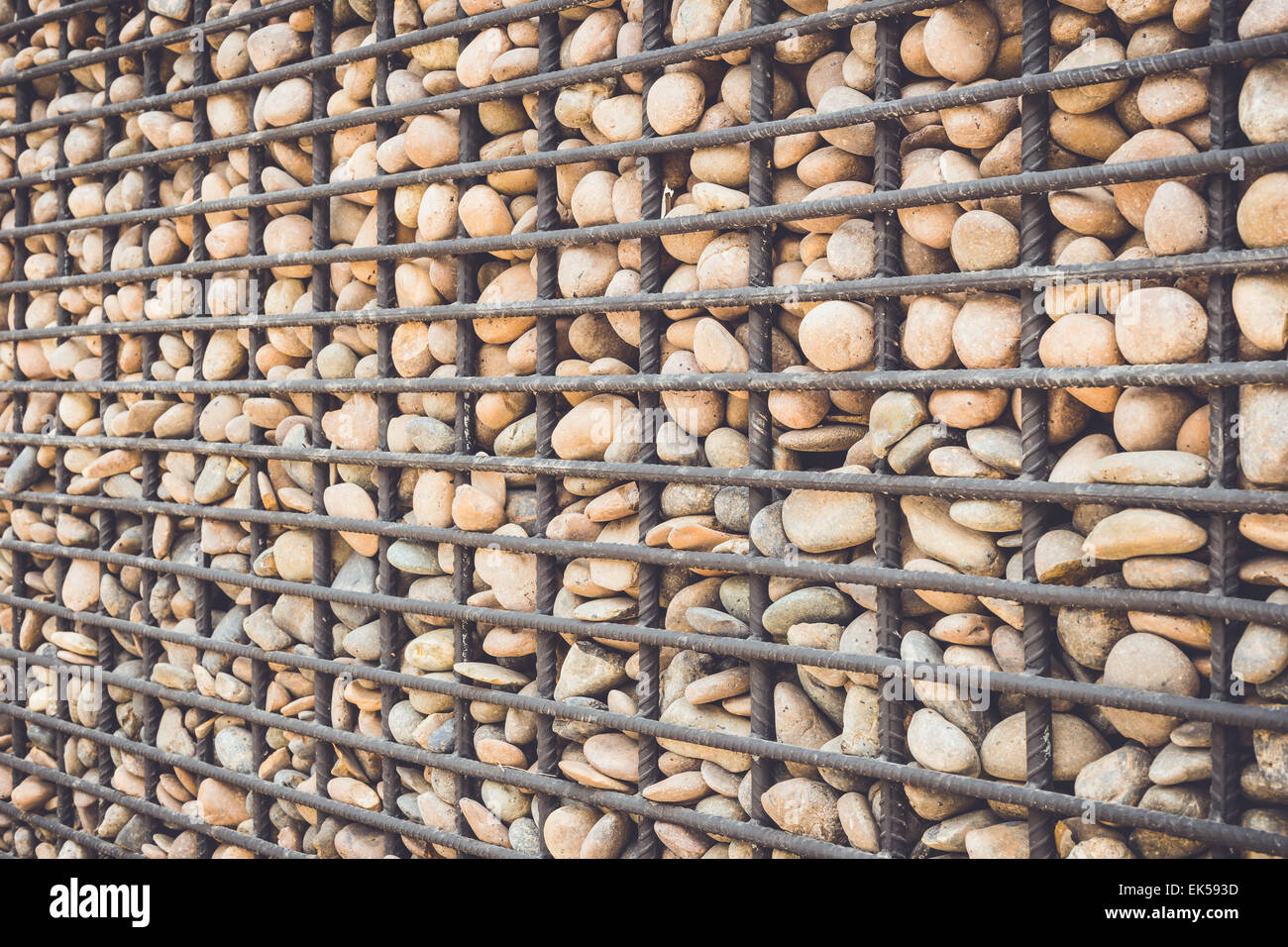 Stone pattern with metal grid for background Stock Photo - Alamy